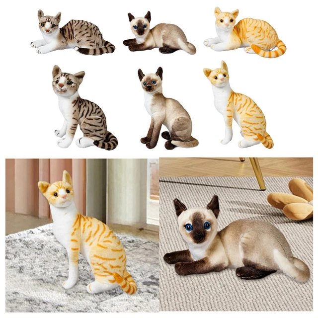 CAT PLUSH TOY Snuggling Huggable Cartoon Collectible Kids Room Decor ...