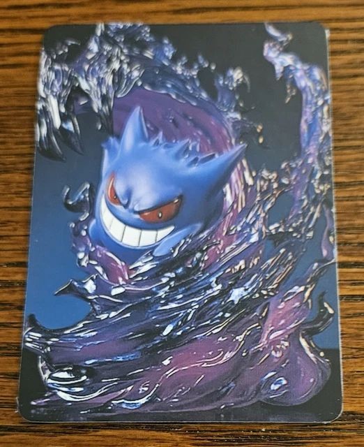 POKEMON GENGAR CUSTOM Trading Card Fan Made Art Collectible £10.19 ...