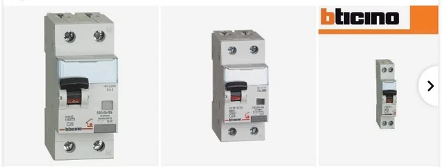 MAGNETOTERMICO DIFFERENZIALE BTICINO 1P+N 25A 30MA TIPO F EUR 55,00 - PicClick IT