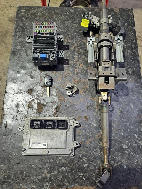 HONDA CIVIC TYPE R FN2 Complete Ignition Kit 1xKey ECU & Door Lock 2007 ...