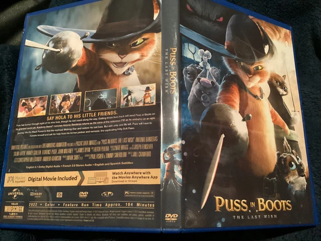 PUSS IN BOOTS: The Last Wish (DVD/1 Disc/2023) As Shown EUR 4,70 ...