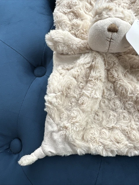MAMAS & PAPAS M&P Crumble Bear Beige Baby Comforter Soother Blanket ...