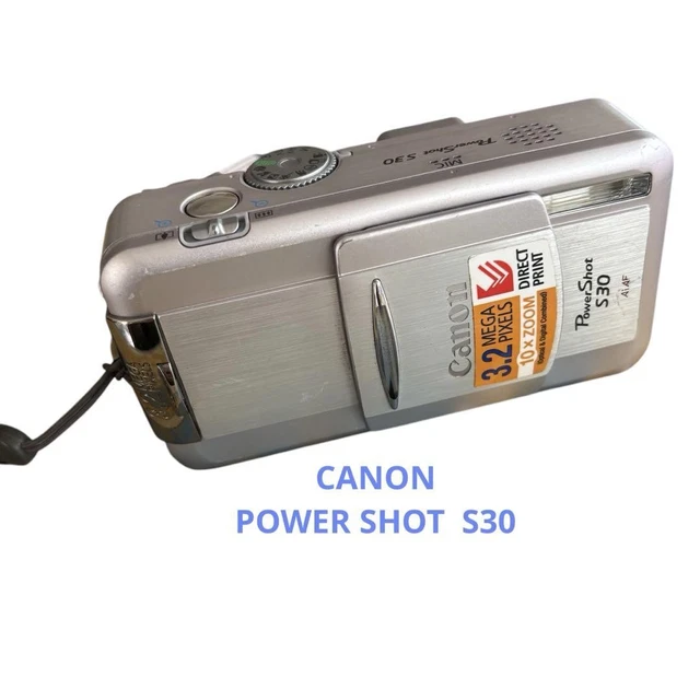 CANON POWERSHOT S30 3.2MP Appareil Photo Numérique Direct Impression ...