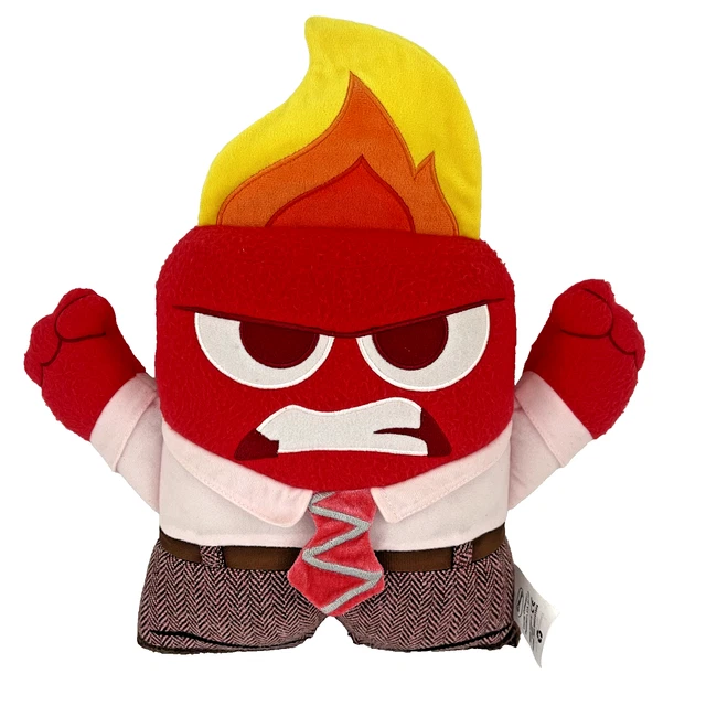 DISNEY PIXAR INSIDE Out ANGER Plush Toy FLAME HEAD 14" £15.05 - PicClick UK