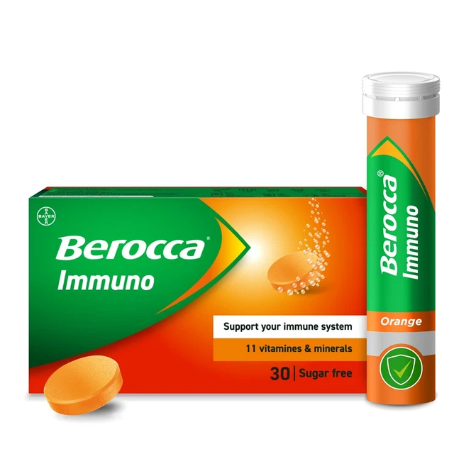 IMMUNO EFFERVESCENT TABLETS 11 Vitamins and Minerals Including Vitamins ...