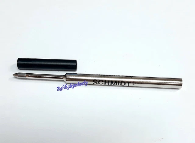 SCHMIDT MEGALINE 4876M Kugelschreiber Mine - SCHWARZE Farbe mit Kappe ...