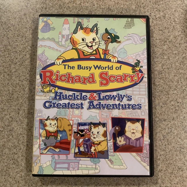 BUSY WORLD OF Richard Scarry - Huckle & Lowly's Greatest Adventures ...