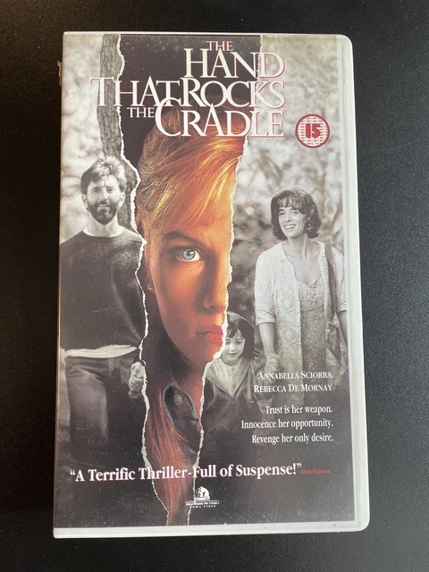 THE HAND THAT Rocks The Cradle (VHS) 1992 Rebecca De Mornay, Ernie ...