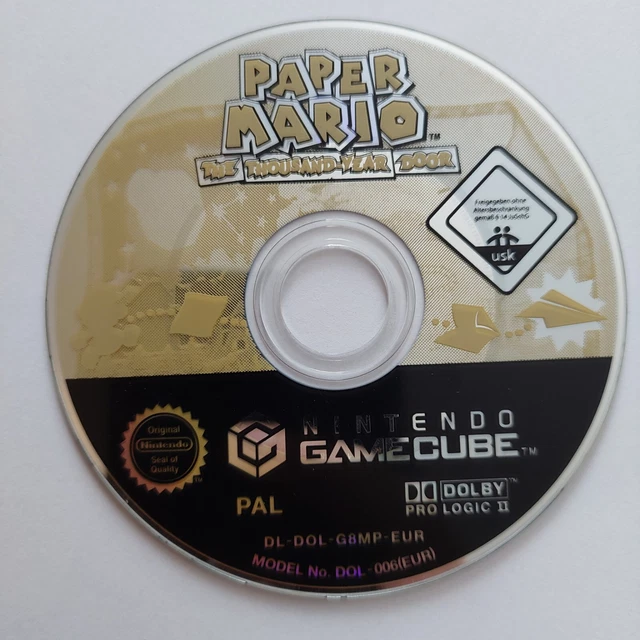 RARE PAPER MARIO: The Thousand Year Door - GameCube - PAL - DISC ONLY £ ...