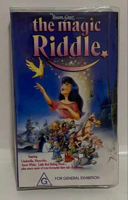 THE MAGIC RIDDLE VHS Original Clamshell case Video Yoram Gross TESTED ...