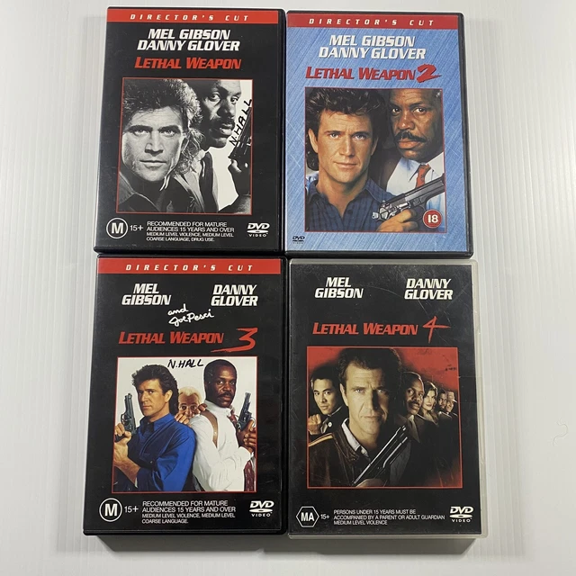 LETHAL WEAPON: LEGACY DVD Set Complete Collection Films 1,2,3 & 4 Free ...