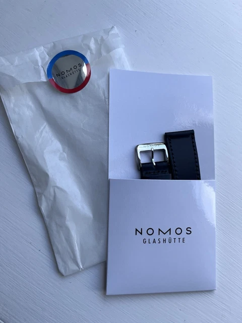 NOMOS GLASHÜTTE HORWEEN Shell Cordovan Watch Strap Black 20mm £59.98 ...