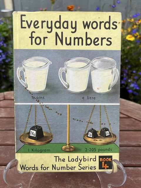 LADYBIRD BOOK EVERYDAY Words For Numbers Book 4 - Matt Cover - 2’6 ...