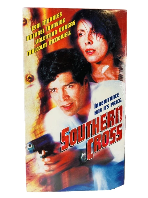 SOUTHERN CROSS VHS VCR Video Tape Movie Esa Morales Michael Ironside ...