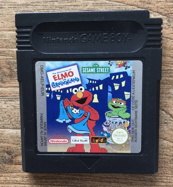 SESAME STREET THE Adventures Of Elmo In Grouchland Nintendo Gameboy ...