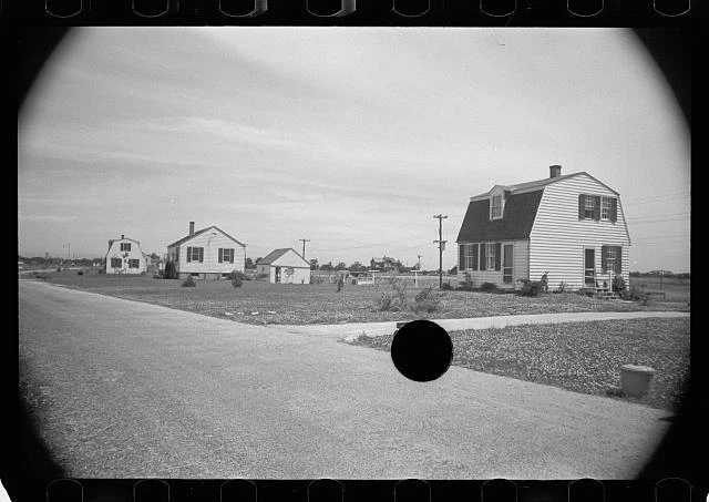 HOUSES AT DECATUR Homesteads, Indiana 1940s Old Photo EUR 6,16 ...