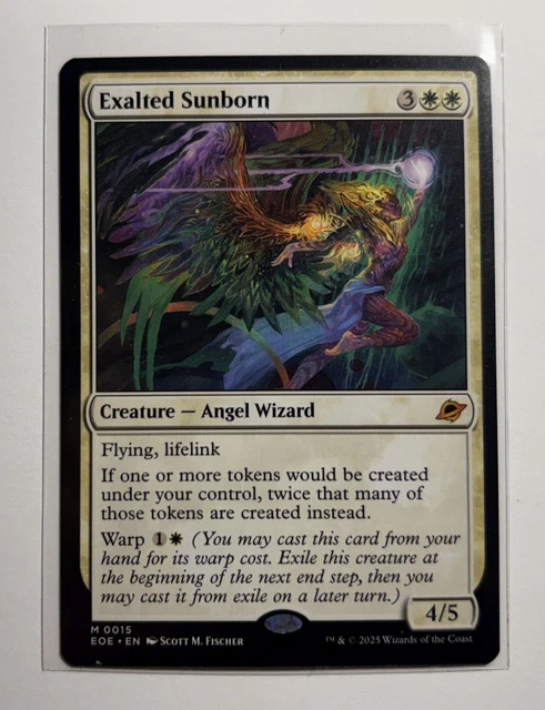 2025 MAGIC THE Gathering Edge Of Eternities Exalted Sunborn Non-Foil ...