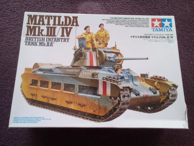TAMIYA MATILDA MK III/IV leichter Infanteriepanzer 1/35 Maßstab ...