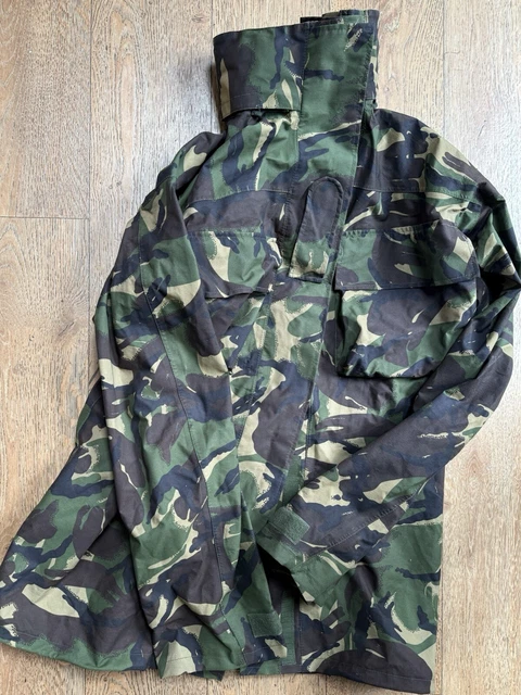 LARGE BRITISH ARMY DPM GORETEX JACKET ISSUED WATERPROOF COAT FISHING ...