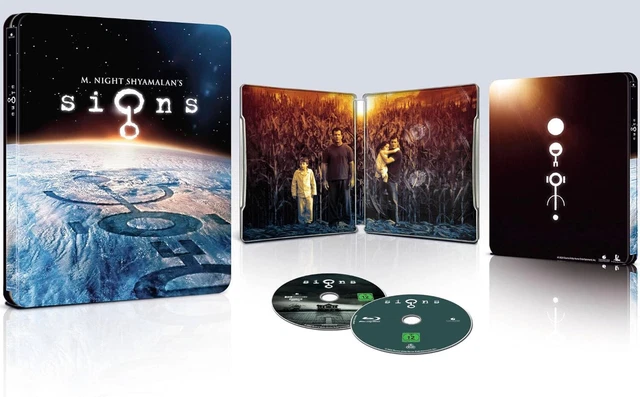 SIGNS ZEICHEN 4K + BLU-RAY EXCLUSIVE STEELBOOK EDITION Mel Gibson ...