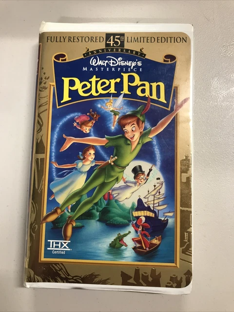 PETER PAN (VHS, 1998, 45th Anniversary Limited Edition) EUR 2,18 ...