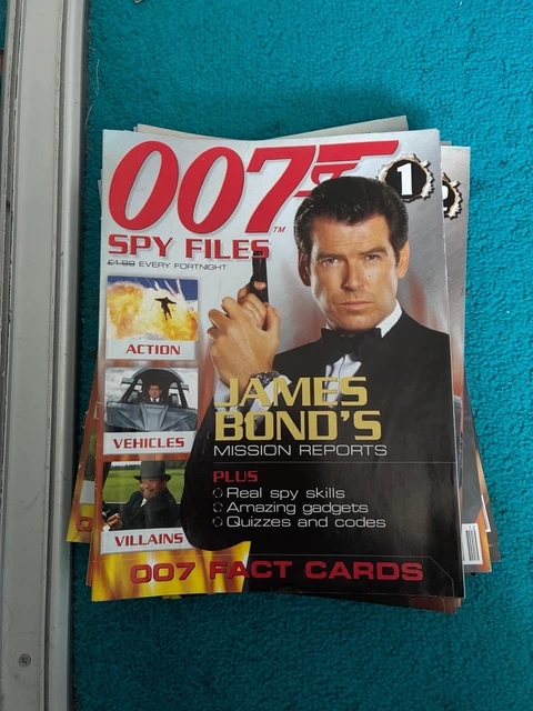 JAMES BOND SPY Files Magazines and Card case collection £302.30 ...
