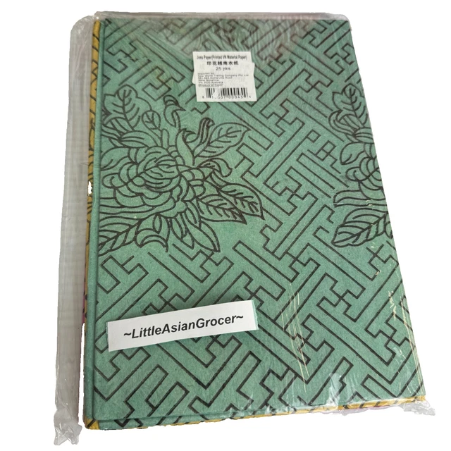 JOSS PAPER FABRICS for Clothing Treasury Ancestor Funeral 25 Sheets $15 ...