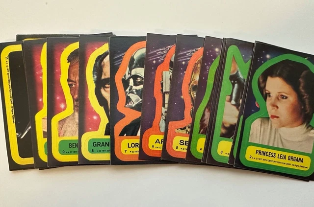 1977 TOPPS STAR Wars Series 1 Stickers - YOU CHOOSE - Complete Your ...