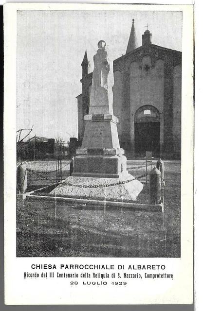 MODENA (576) - ALBARETO Chiesa Parrocchiale. Ricordo del III Centen ...