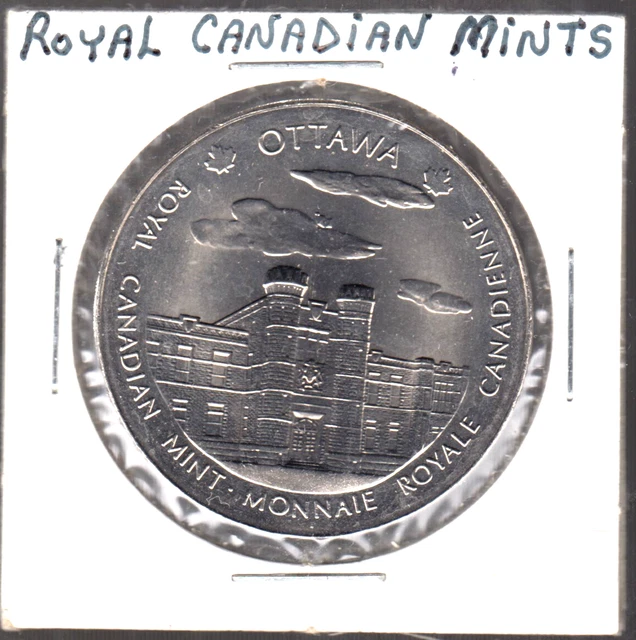 ROYAL CANADIAN MINT Commemorative Token Ottawa and Winnipeg Mints ...
