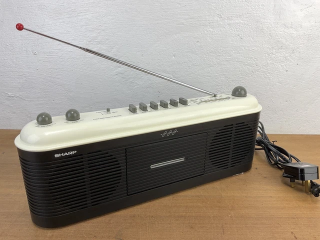 VINTAGE SHARP QT-F40E Stereo Radio Cassette Player Working £25.95 ...