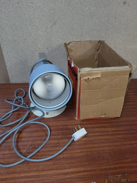 PHILIPS ULTRAPHIL UV Health Lamp Set (KL2866) Silver Retro Vintage ...