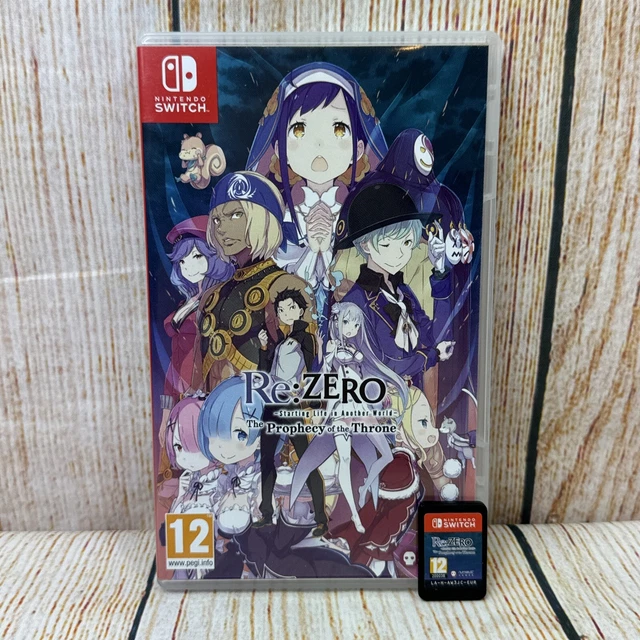 RE:ZERO STARTING LIFE In Another World Prophecy Of The Throne Nintendo ...