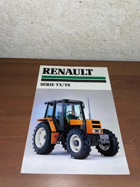 BROCHURE PROSPEKT PROSPECTUS TRACTEUR RENAULT TS tractor-traktor-massey ferguson EUR 4,99 ...