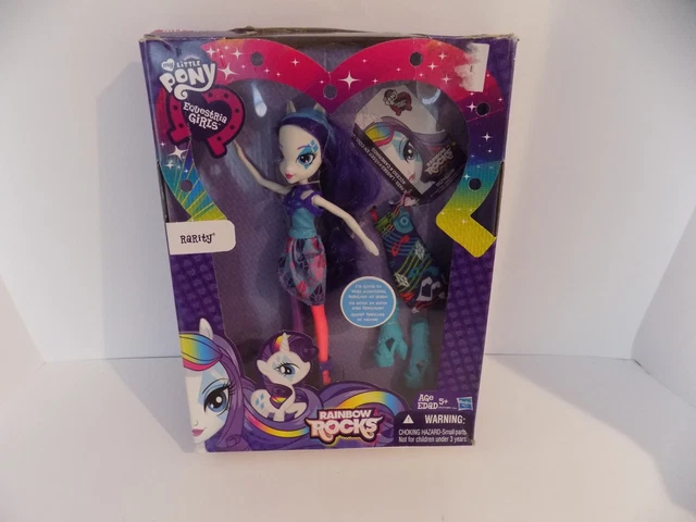 MY LITTLE PONY Equestria Girls Rainbow Rocks RARITY Doll 2013 £10.81 ...