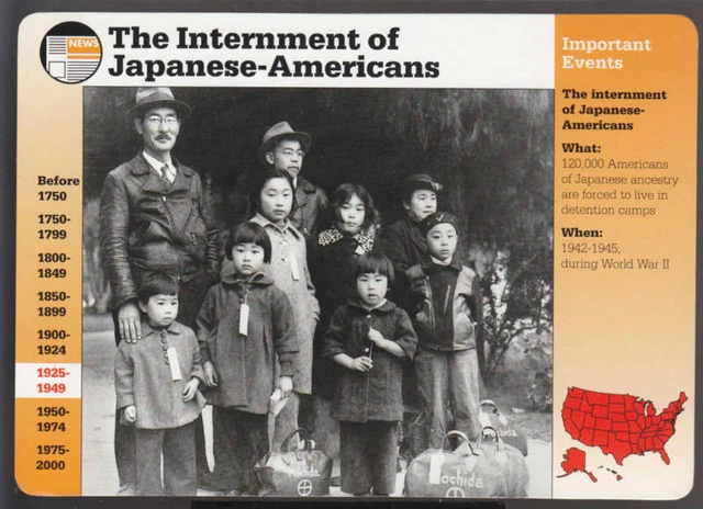 THE INTERNMENT OF JAPANESE-AMERICANS WW2 Camps GROLIER STORY OF AMERICA ...