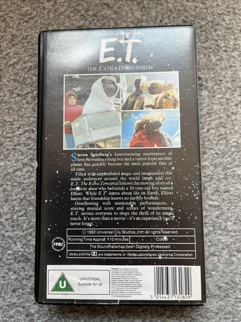 ORIGINAL ET MOVIE on VHS / video / tape £0.99 - PicClick UK