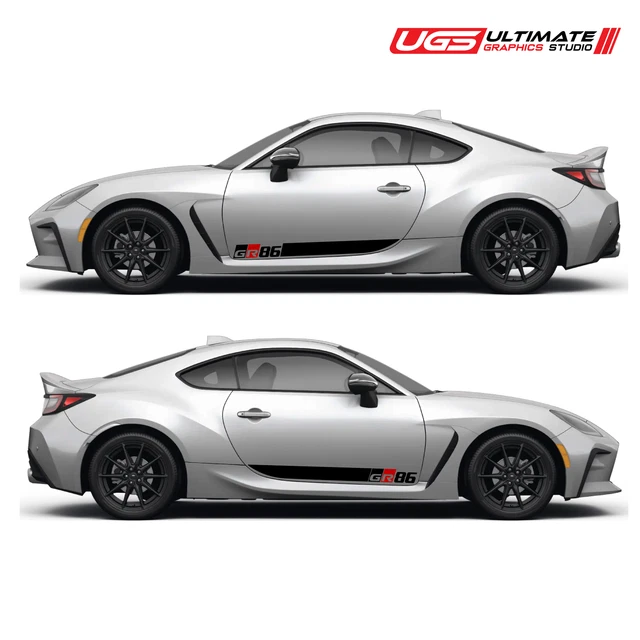 GR86 SIDE DECAL Stripe Set With Accent £105.38 - PicClick UK