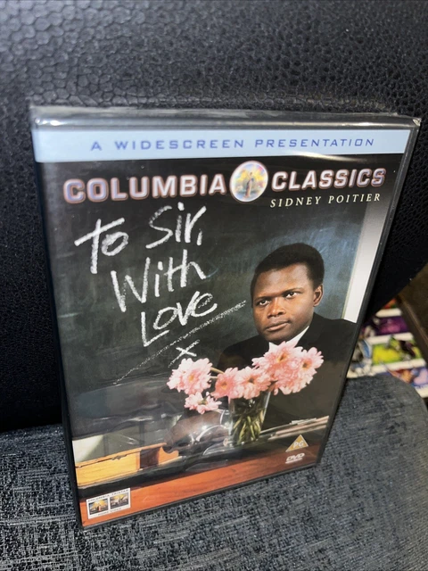 TO SIR WITH LOVE DVD Sidney Poitier James Clavell UK Movie Film UK New ...