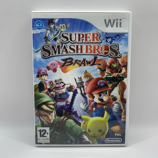SUPER SMASH BROS Brawl Wii 2008 Fighting Nintendo PG VGC Free Postage ...