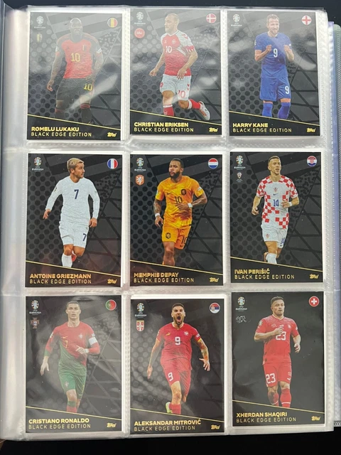 TOPPS MATCH ATTAX Euro 2024 Black Edge Edition - Karten aussuchen EUR 3 ...