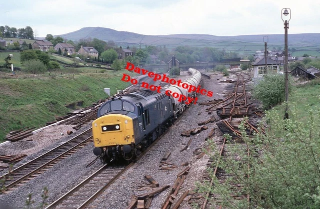 ORIGINAL 35MM Slide Railway Diesel /Steam- 37171 @ Chinley May 1982 £3. ...