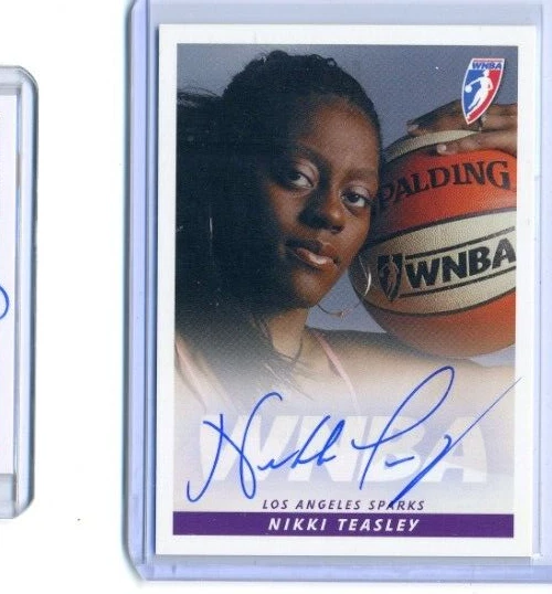 CARTE AUTO AUTOGRAPHE certifiée Nikki Teasley 2005 WNBA Rittenhouse ...
