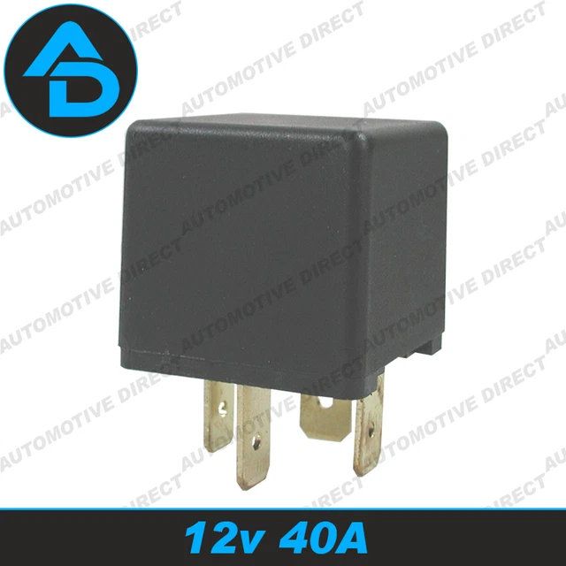 NORMALLY OPEN RELAY 12V 40A 4 Pin With Resistor Spst Type B £4.99 ...