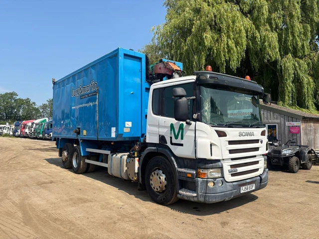 SCANIA P310 HIAB Tipper Grab Lorry £10,950.00 - PicClick UK
