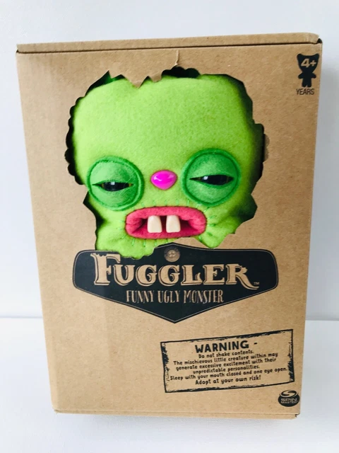 SPIN MASTER FUGGLER Funny Ugly Monster Green Rabid Rabbit Soft Toy ...