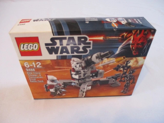 LEGO ELITE CLONE Trooper & Commando Droid Battle Pack Star Wars (9488 ...