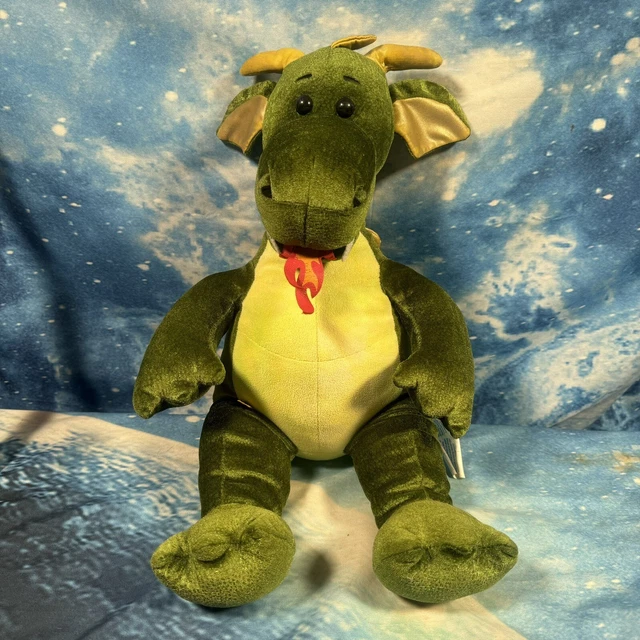 RARE BUILD-A-BEAR DRAGON Plush Year of The Dragon 2012 Green & gold ...