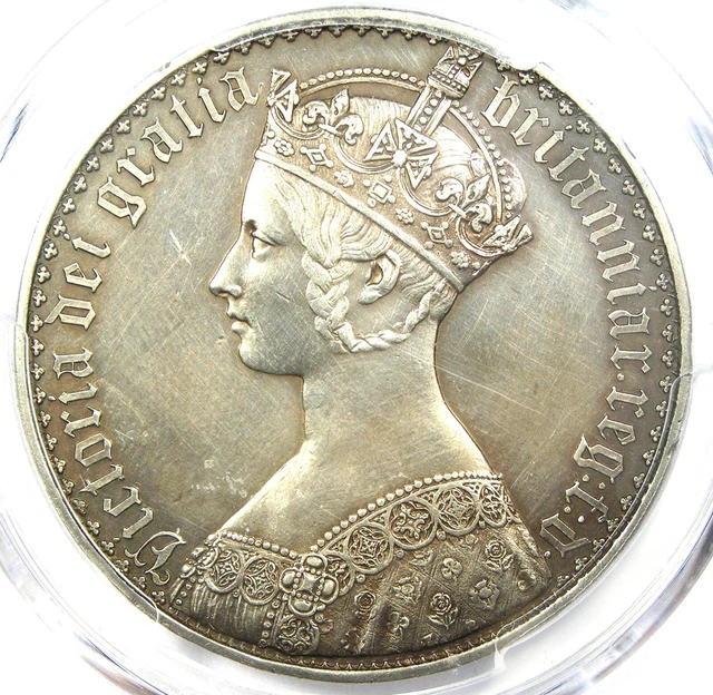 1847 PROOF BRITAIN England UK Victoria Gothic Crown Coin - PCGS Proof ...