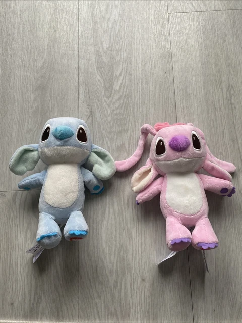 DISNEY STITCH AND Angel plush primark light up cheeks excellent ...